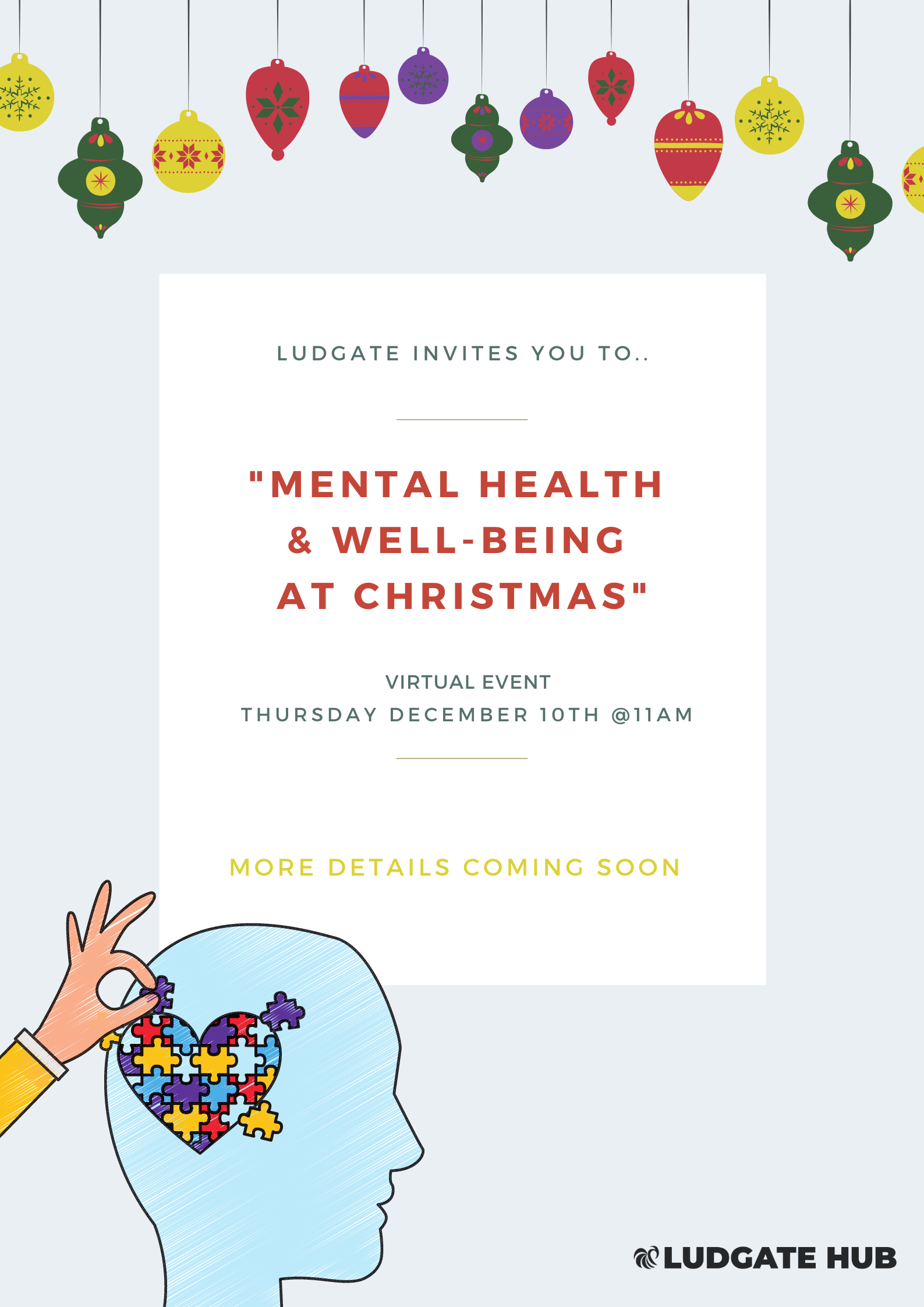 Mental Health And Well Being At Christmas Ludgate